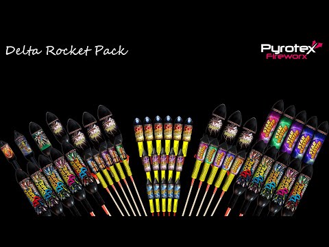 Rocket Firework Packs - Delta @ Pyrotex Fireworks